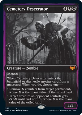 Cemetery Desecrator - Innistrad: Double Feature - Magic: The Gathering