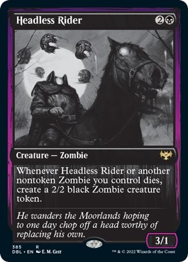 Headless Rider - Innistrad: Double Feature - Magic: The Gathering