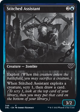 Stitched Assistant - Innistrad: Double Feature - Magic: The Gathering