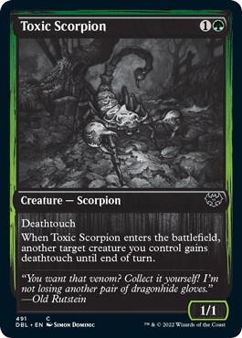 Toxic Scorpion - Innistrad: Double Feature - Magic: The Gathering