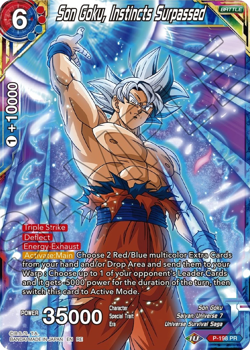 Son Goku, Instincts Surpassed - Mythic Booster - Dragon Ball Super CCG