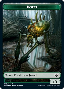 Insect // Spirit (003) Double-sided Token - Innistrad: Crimson Vow ...