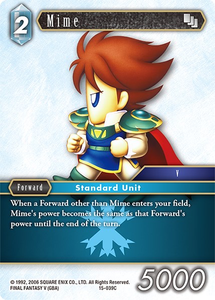 Mime - Crystal Dominion - Final Fantasy TCG