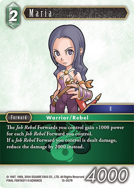 Maria - Crystal Dominion - Final Fantasy TCG