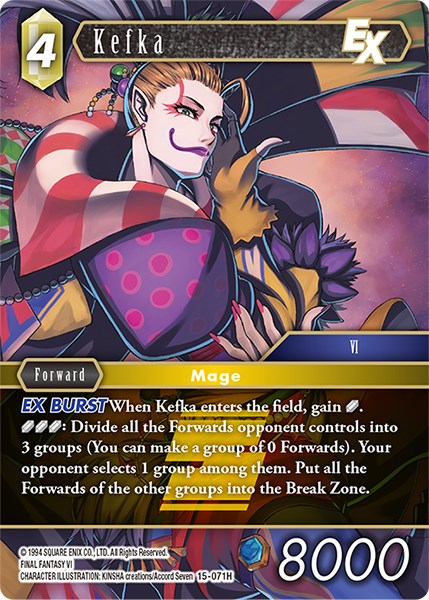 Kefka EX - Crystal Dominion - Final Fantasy TCG