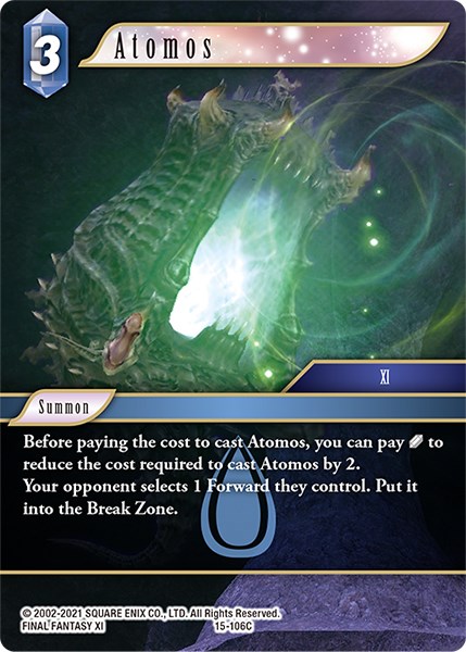 Atomos - Crystal Dominion - Final Fantasy TCG