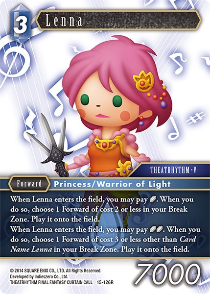 Lenna - Crystal Dominion - Final Fantasy TCG