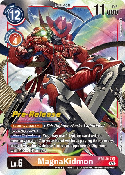 MagnaKidmon - Double Diamond Pre-Release Cards - Digimon Card Game