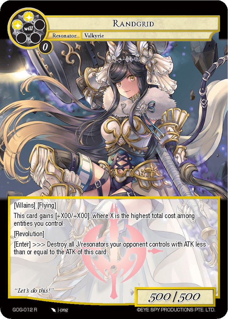 Randgrid - Game of Gods - Force of Will