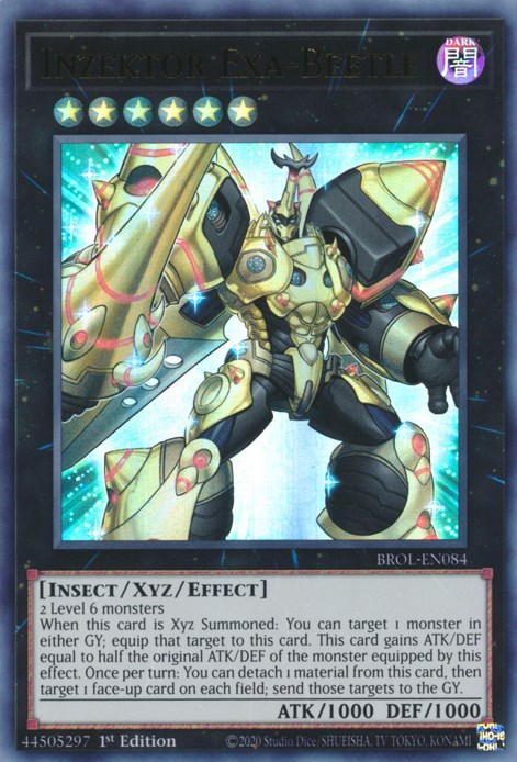 Inzektor Exa-Beetle - Brothers of Legend - YuGiOh