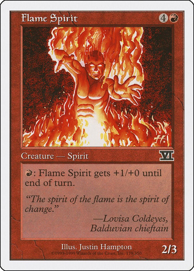 Flame Spirit - Classic Sixth Edition - Magic: The Gathering
