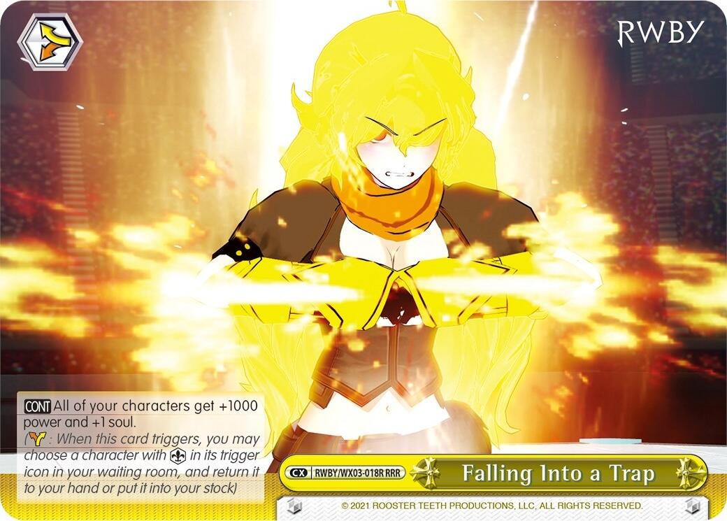 Falling Into a Trap (RRR) - RWBY - Weiss Schwarz