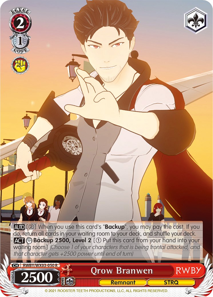 Qrow Branwen - RWBY - Weiss Schwarz