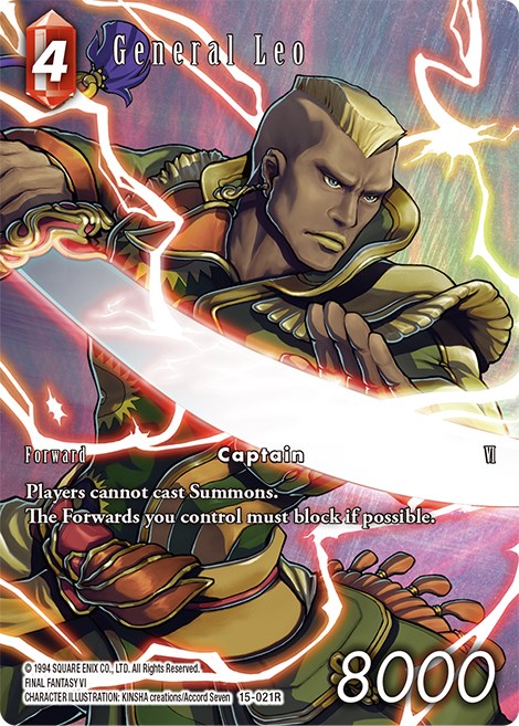 General Leo (Full Art) - Crystal Dominion - Final Fantasy TCG