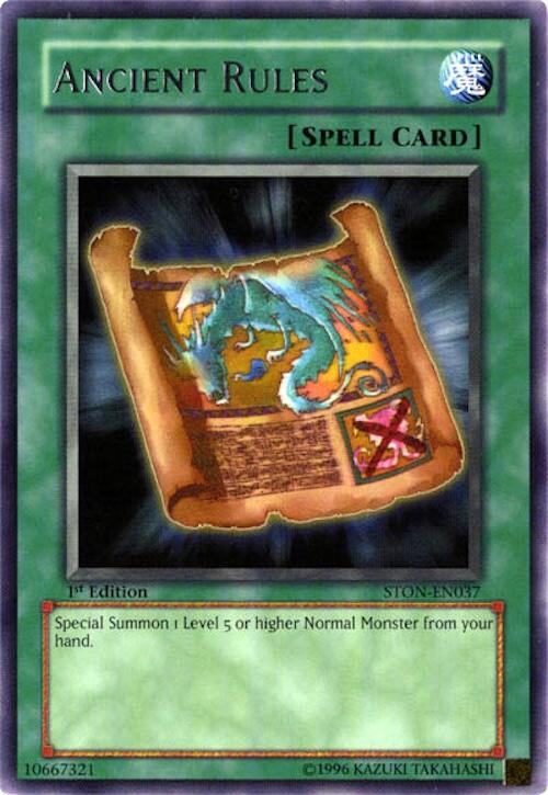 Ancient Rules - Strike of Neos - YuGiOh