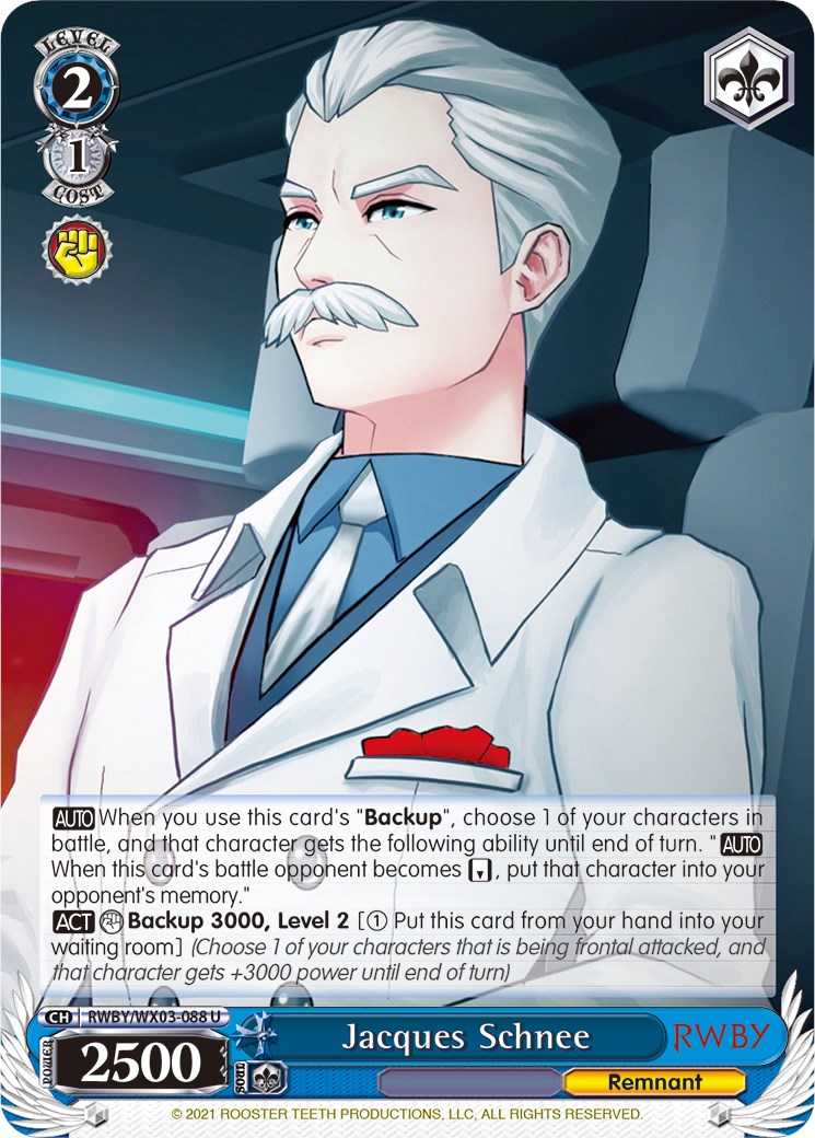 Jacques Schnee - RWBY - Weiss Schwarz