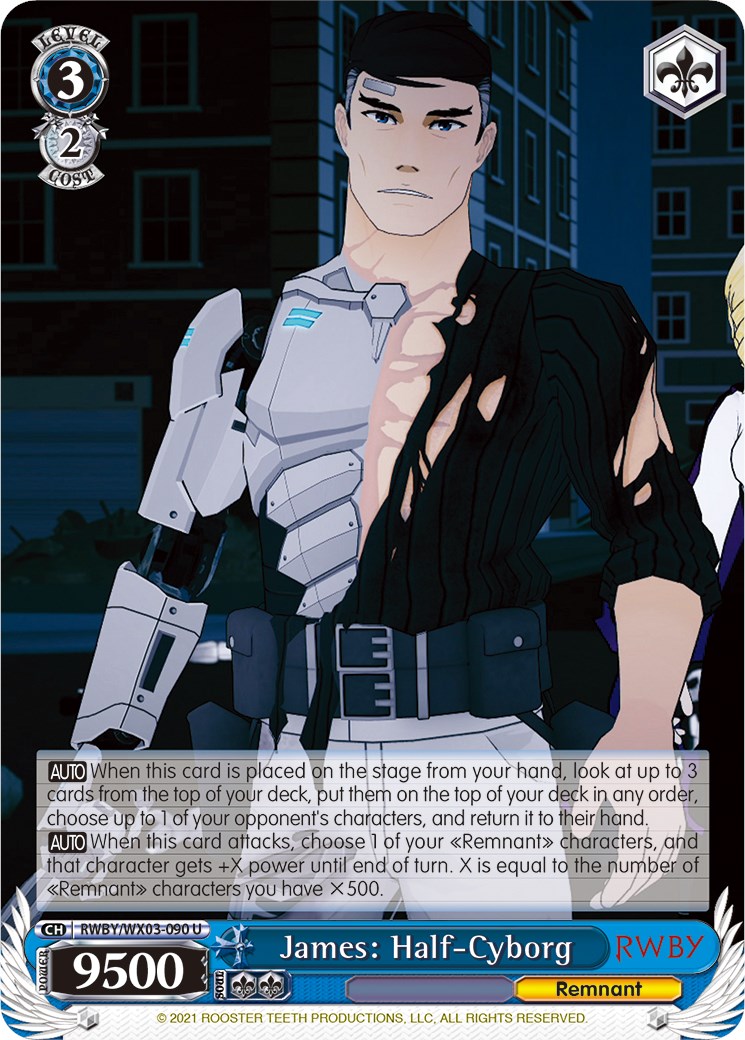 James: Half-Cyborg - RWBY - Weiss Schwarz