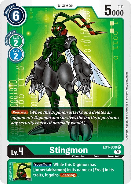 Stingmon Evolution