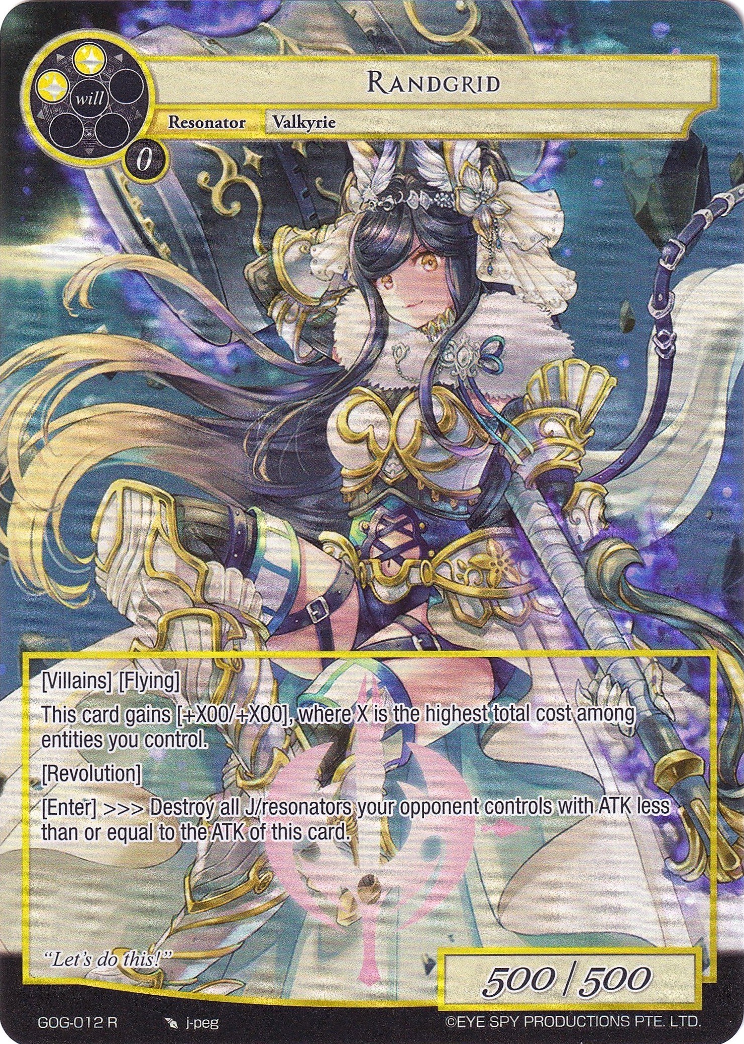 Randgrid (Full Art) - Game of Gods - Force of Will