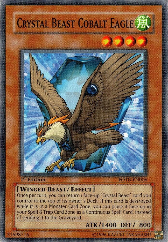 Crystal Beast Cobalt Eagle - Force of the Breaker - YuGiOh