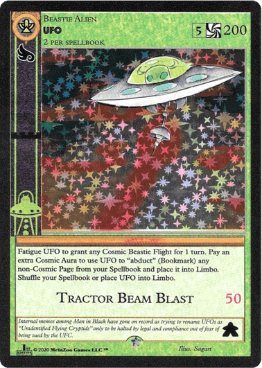 UFO - Sample Cards - MetaZoo