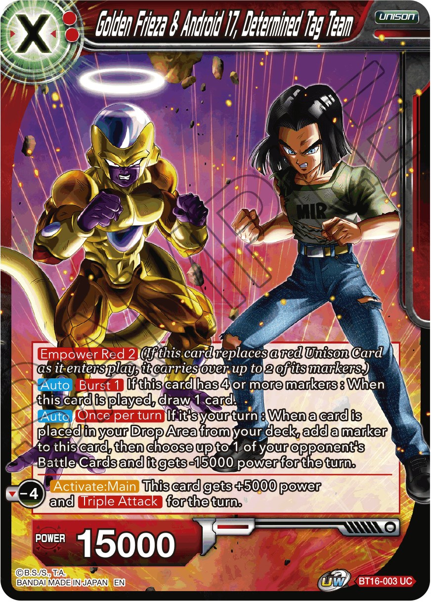 Golden Frieza & Android 17, Determined Tag Team - Realm of the Gods ...