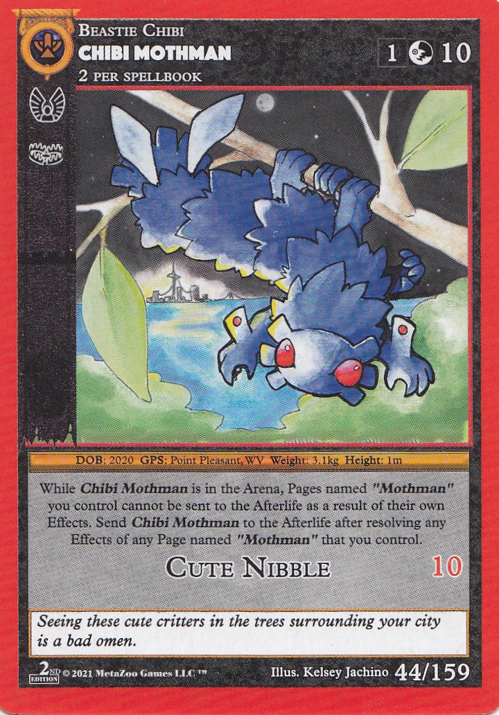 Chibi Mothman - Cryptid Nation: Second Edition - MetaZoo