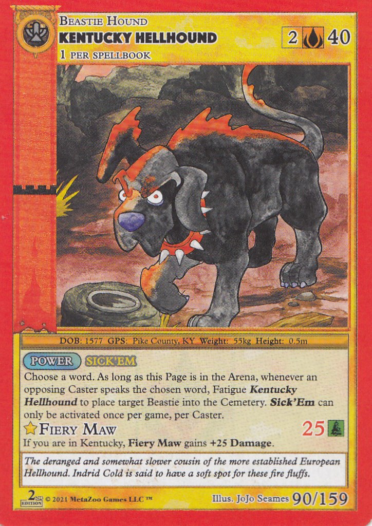 Kentucky Hellhound - Cryptid Nation: Second Edition - MetaZoo