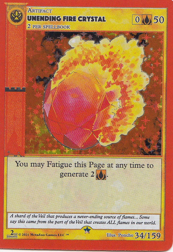 Unending Fire Crystal - Cryptid Nation: Second Edition - MetaZoo