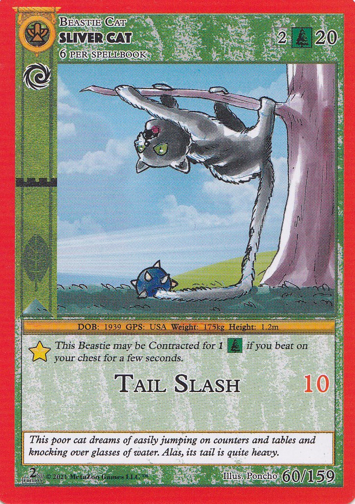 Sliver Cat - Cryptid Nation: Second Edition - MetaZoo