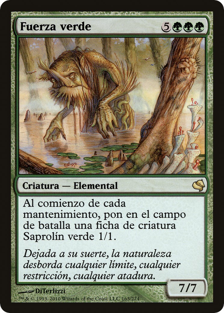 Verdant Force (Spanish) - "Fuerza verde" - Magic Encyclopedia 2011 ...