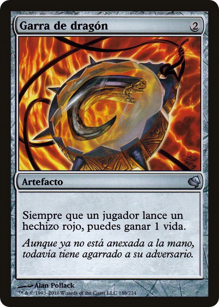 Dragon's Claw (Spanish) - "Garra de dragon" - Magic Encyclopedia 2011 ...