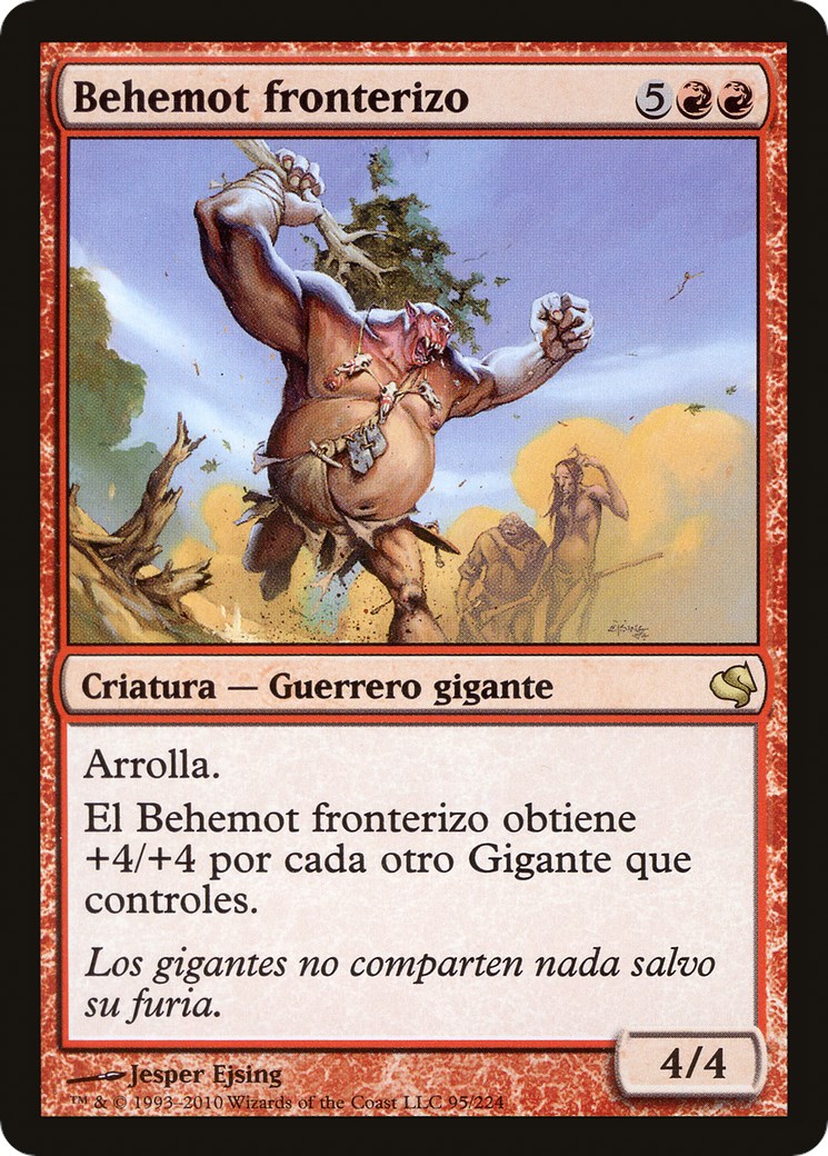 Borderland Behemoth (Spanish) - "Behemot fronterizo" - Magic ...