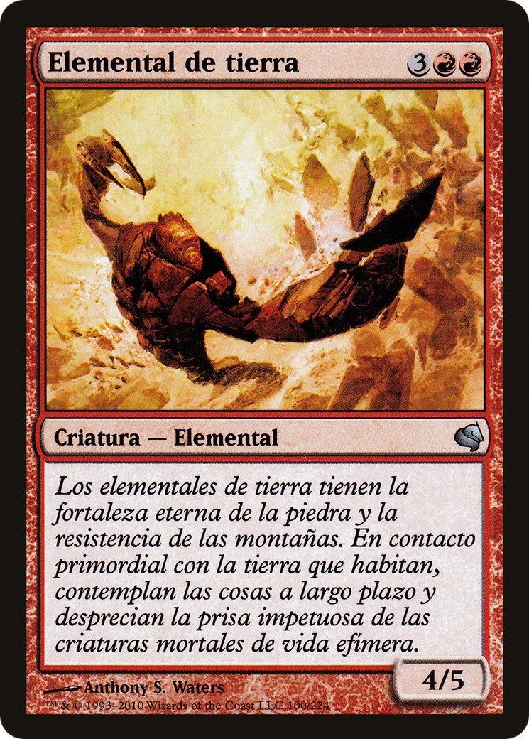 Earth Elemental (Spanish) - "Elemental de tierra" - Magic Encyclopedia ...