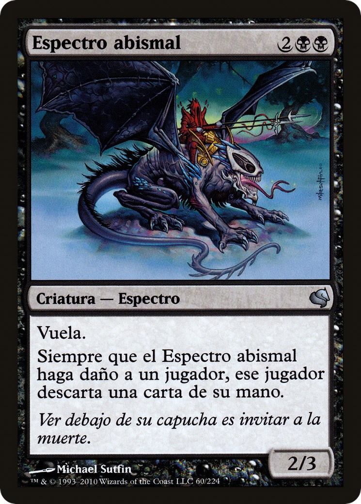 Abyssal Specter (Spanish) - "Espectro abismal" - Magic Encyclopedia ...