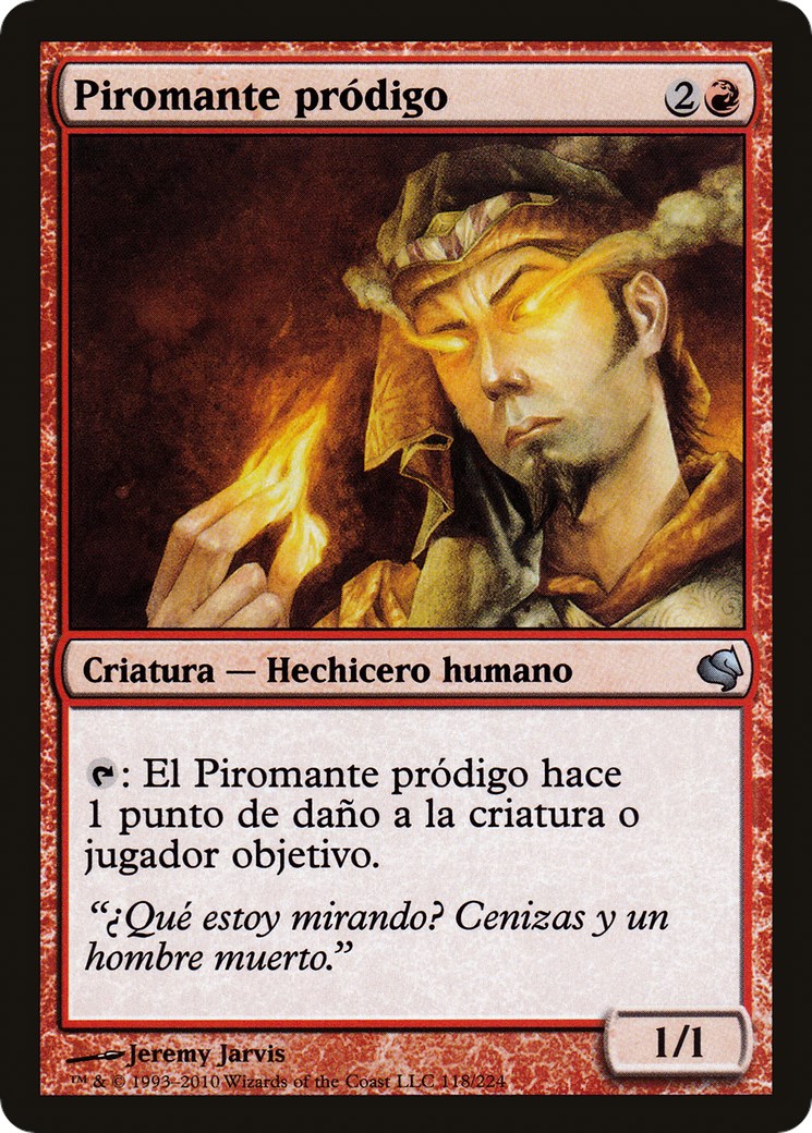 Prodigal Pyromancer (Spanish) - "Piromante prodigo" - Magic ...