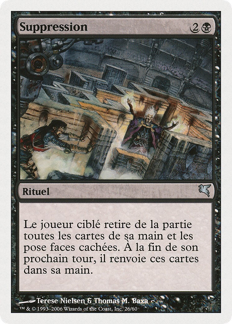 Suppress (French) - "Suppression" - Magic Encyclopedia 2005 (Salvat ...
