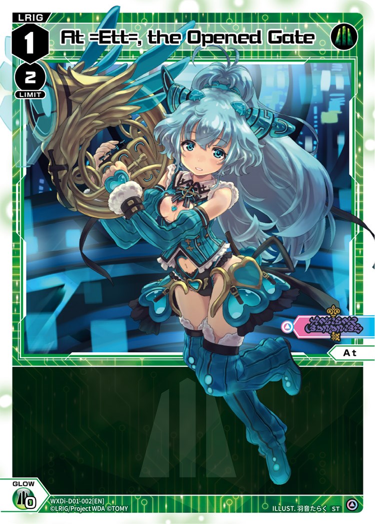 At =Ett=, the Opened Gate - Diva Debut Deck D01: Ancient Surprise - WIXOSS