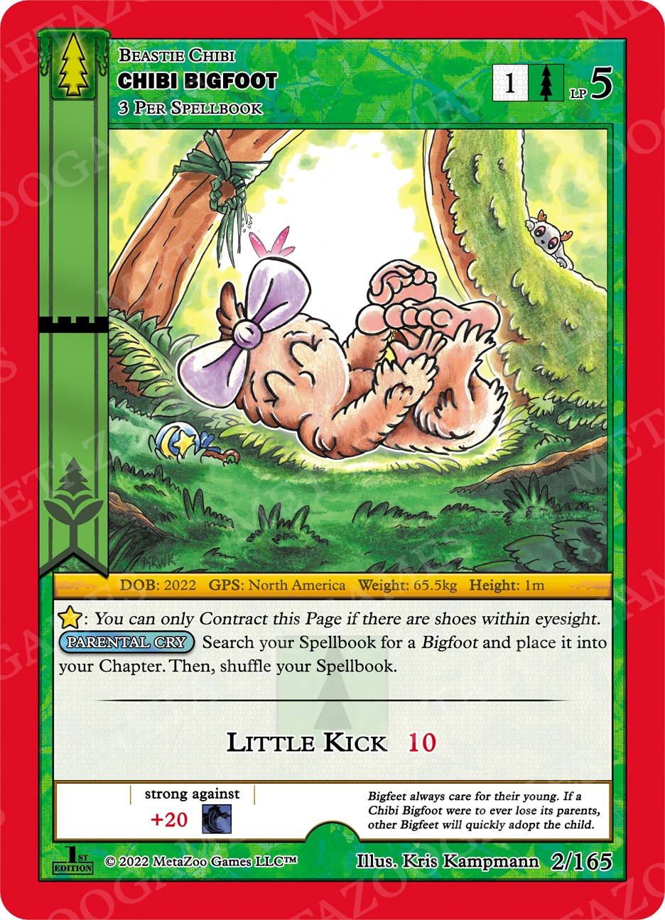 Chibi Bigfoot - Wilderness: First Edition - MetaZoo