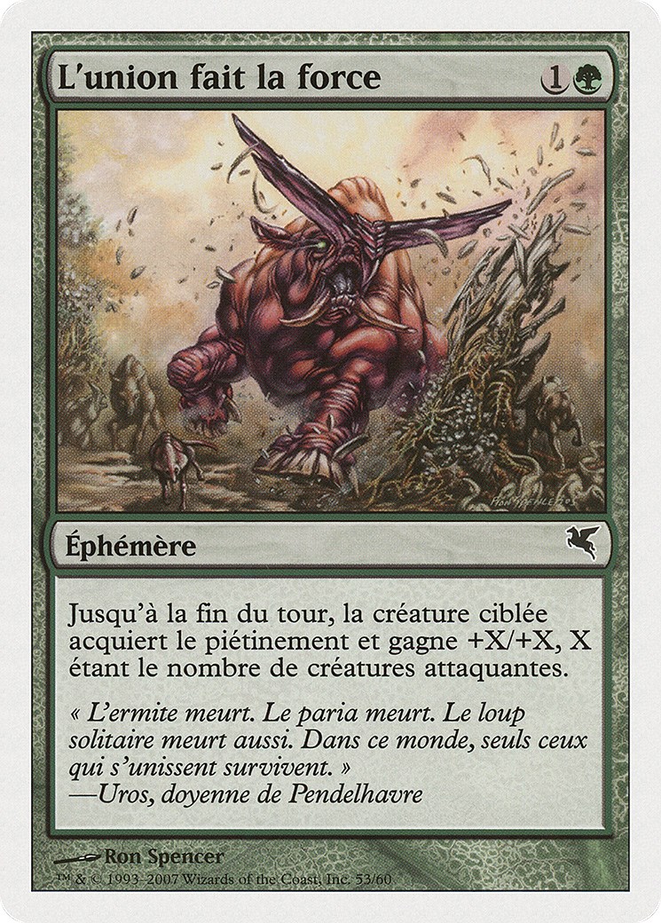 Strength in Numbers (French) - "L'union fait la force" (J53) - Magic ...