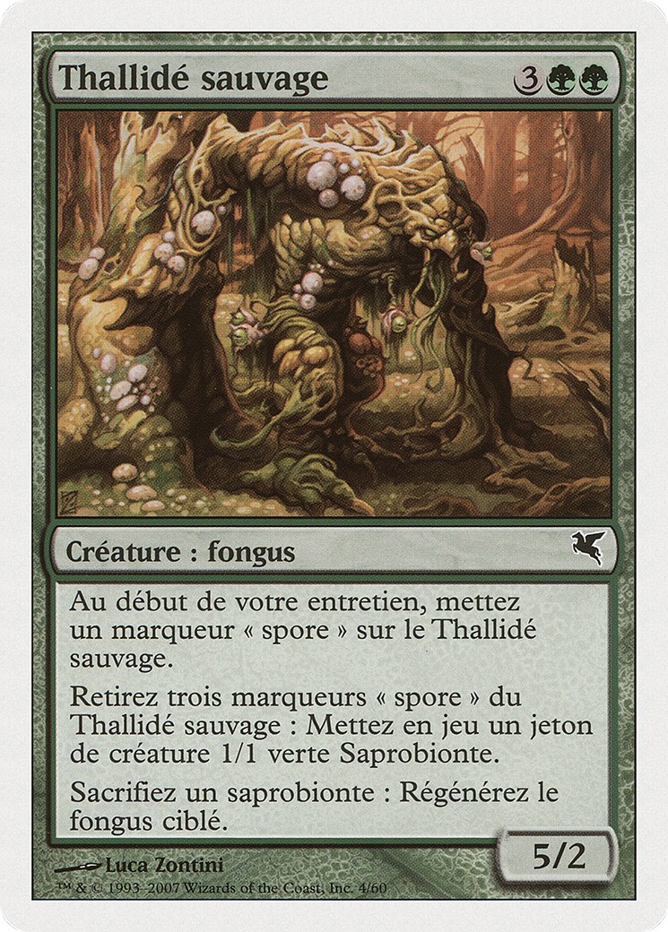 Savage Thallid (French) - "Thallide sauvage" (J4) - Magic Encyclopedia ...