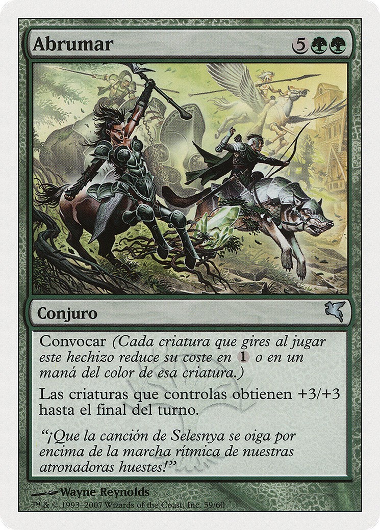 Overwhelm (Spanish) - "Abrumar" - Magic Encyclopedia 2005 (Salvat ...
