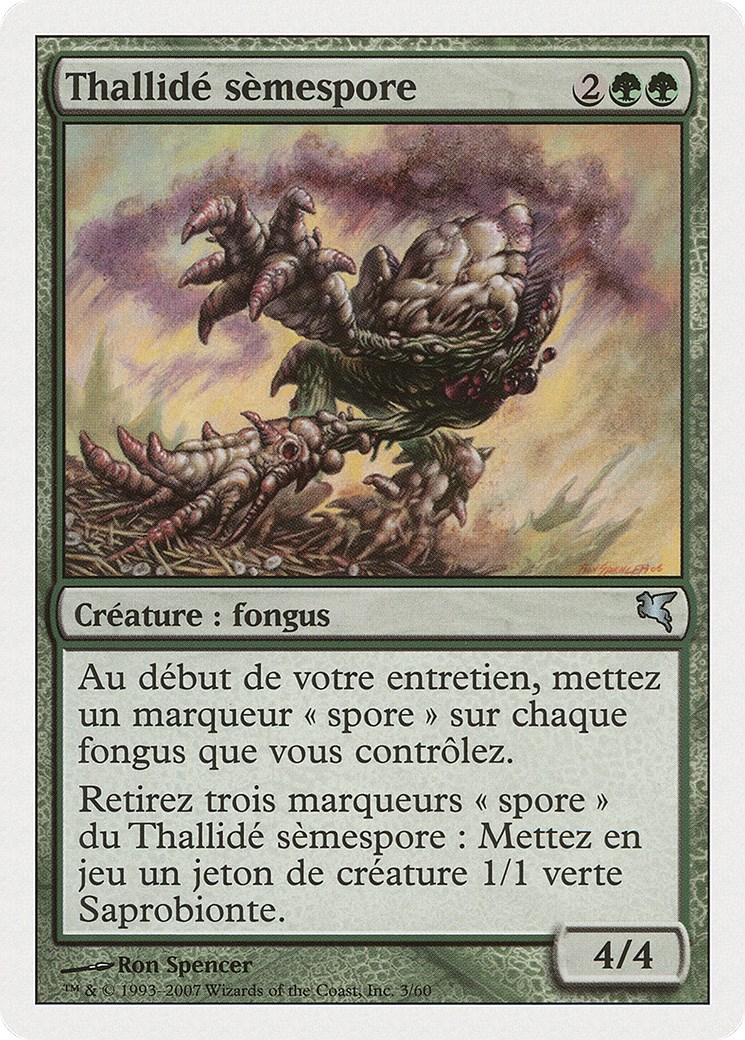 Sporesower Thallid (French) - "Thallide semespore" - Magic Encyclopedia ...