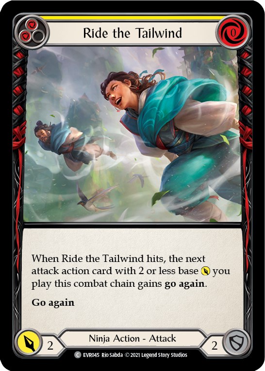 Ride the Tailwind (Yellow) - Everfest - Flesh and Blood TCG