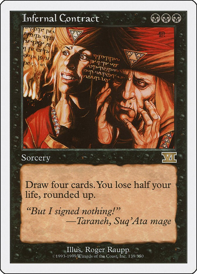 Infernal Contract - Classic Sixth Edition - Magic: The Gathering