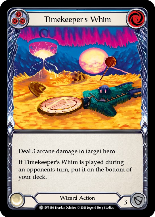 Timekeeper's Whim (Blue) - Everfest - Flesh and Blood TCG