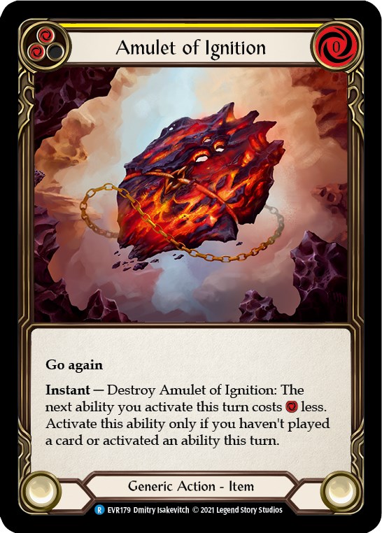 Amulet of Ignition - Everfest - Flesh and Blood TCG