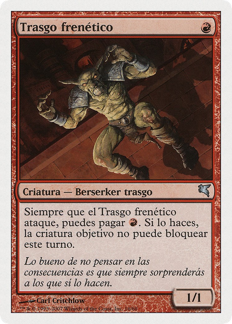 Frenzied Goblin (Spanish) - "Trasgo frenetico" - Magic Encyclopedia ...