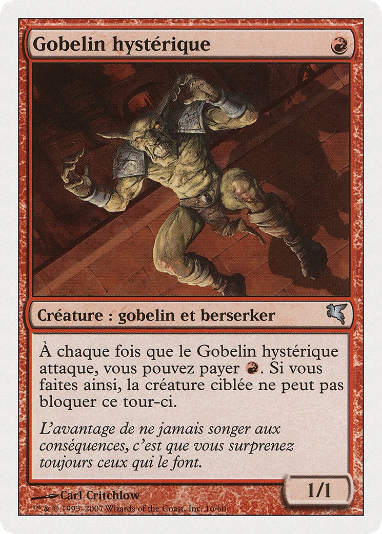 Frenzied Goblin (French) - "Gobelin hysterique" - Magic Encyclopedia ...
