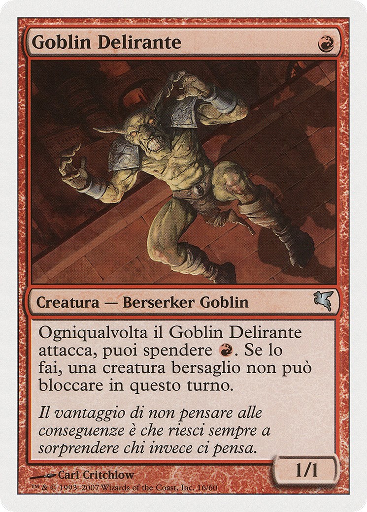 Frenzied Goblin (Italian) - "Goblin Delirante" - Magic Encyclopedia ...